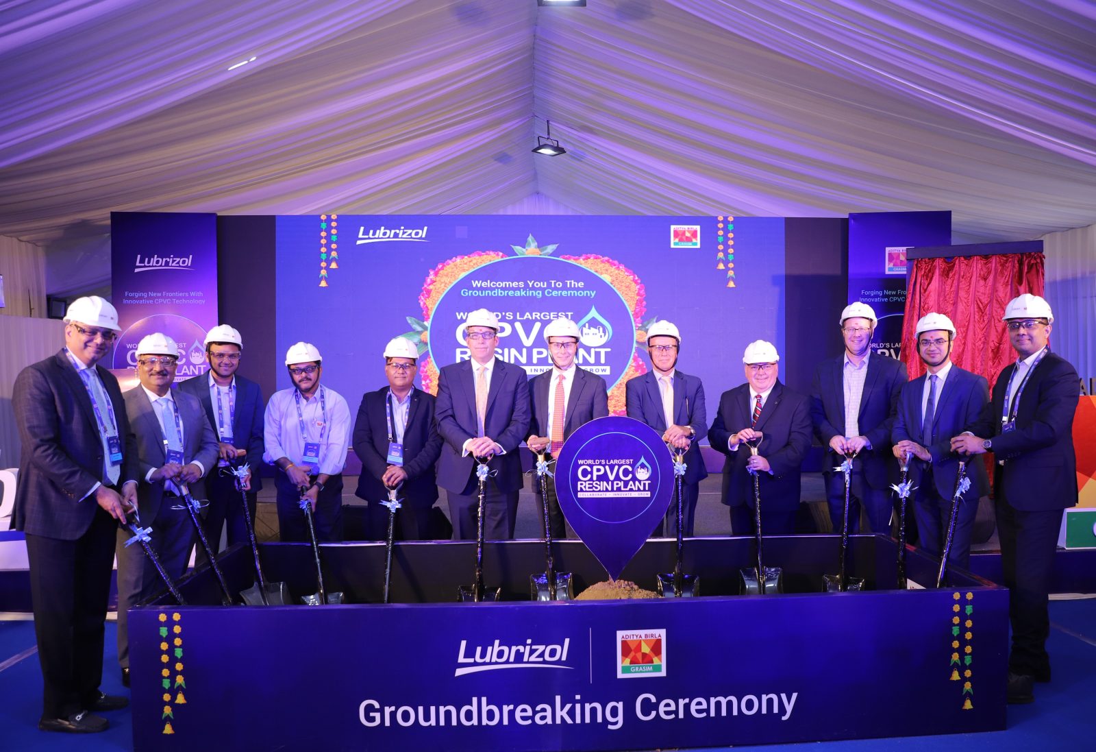 Lubrizol and Grasim Industries break ground on world’s largest CPVC ...