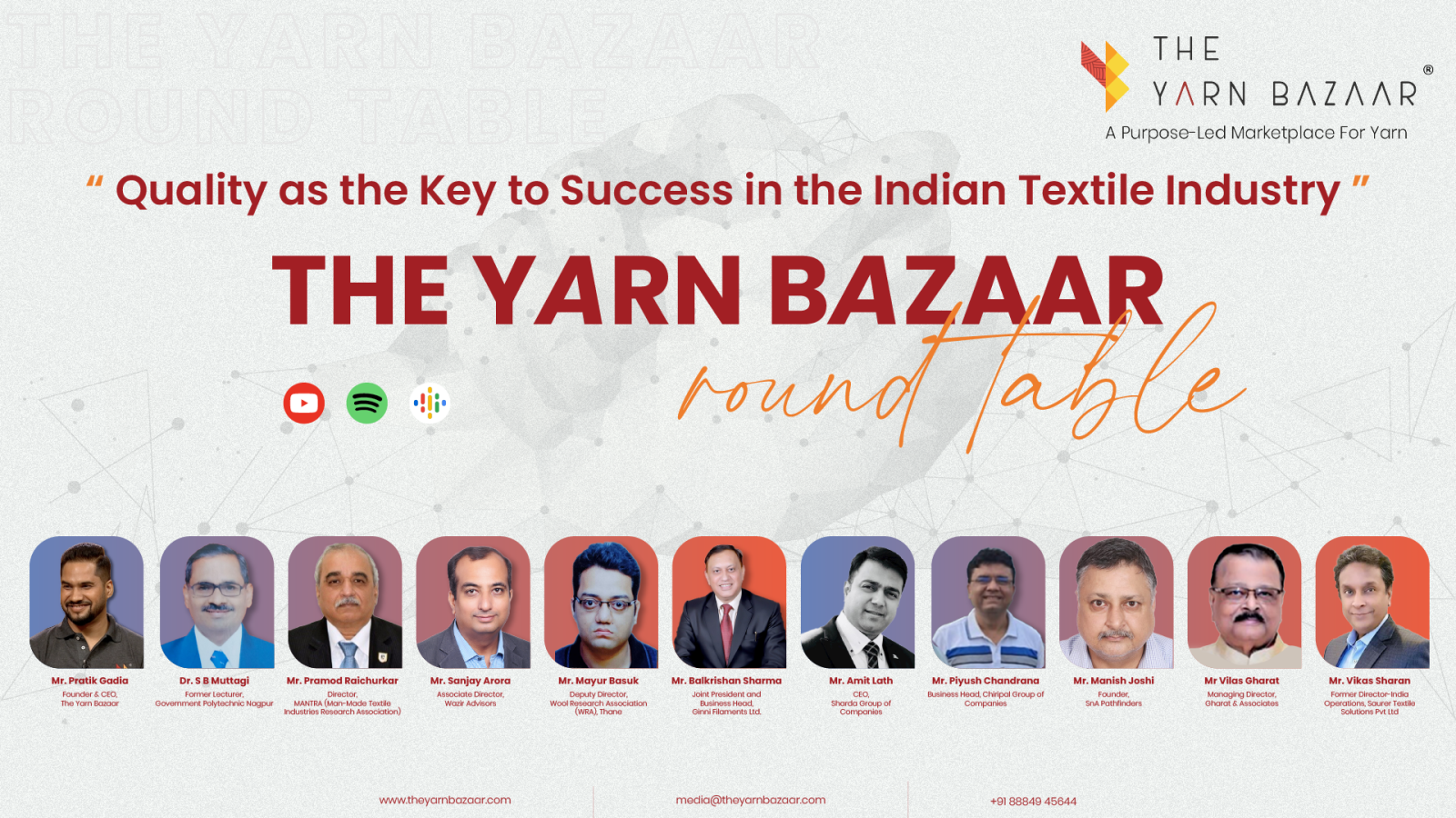 The Yarn Bazaar organised a roundtable to improve industry quality with industry experts ...